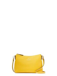 kate spade bailey textured leather crossbody bag purse handbag (sunflower field)