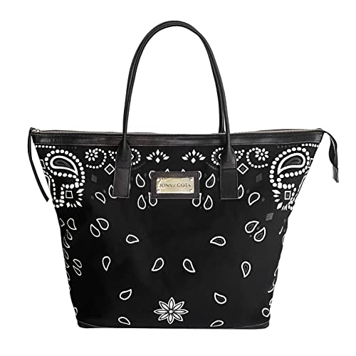 Jonny Cota Studio Black Bandana Tote