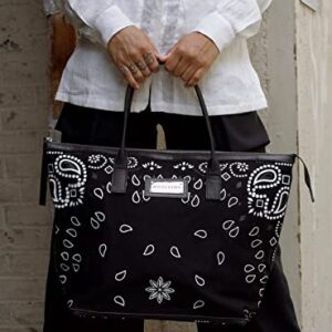 Jonny Cota Studio Black Bandana Tote