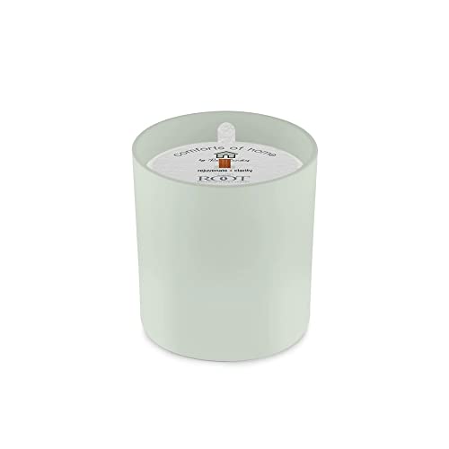 Root Candles Scented Candles Comforts of Home Premium Handcrafted Wood Wick Candle, 8-Ounce, Rejuvenate + Clarify