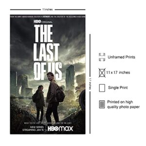 XIHOO The Last of Us 2023 TV Series Poster 11x17, Unframed