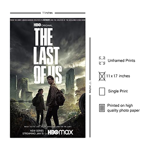 XIHOO The Last of Us 2023 TV Series Poster 11x17, Unframed