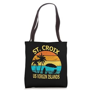 travel st. croix us virgin island vacation souvenir tote bag