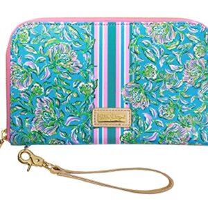 Lilly Pulitzer Travel Wallet Passport Holder, Vegan Leather Wristlet Wallet for Women, Travel Document Organizer, Chick Magnet