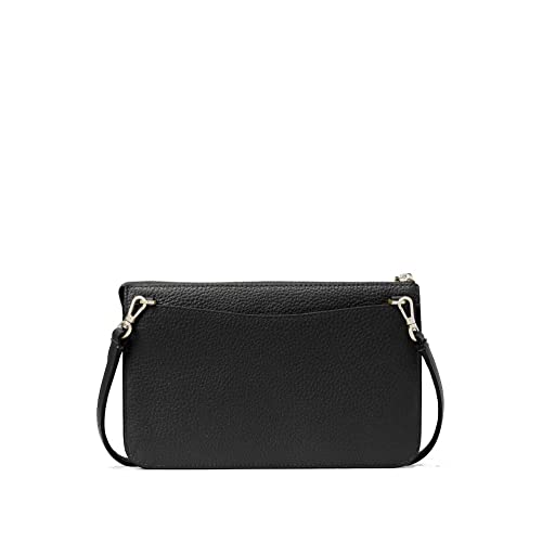 kate spade handbag for women Leila small flap crossbody bag, Black