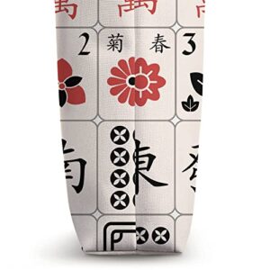 Mahjong Pattern Pieces Classic Chinese Board Game Pieces Tote Bag