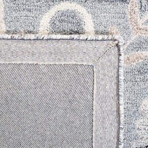 Safavieh Suzani Collection 2' x 3' Grey SZN334F Handmade Boho Wool Area Rug