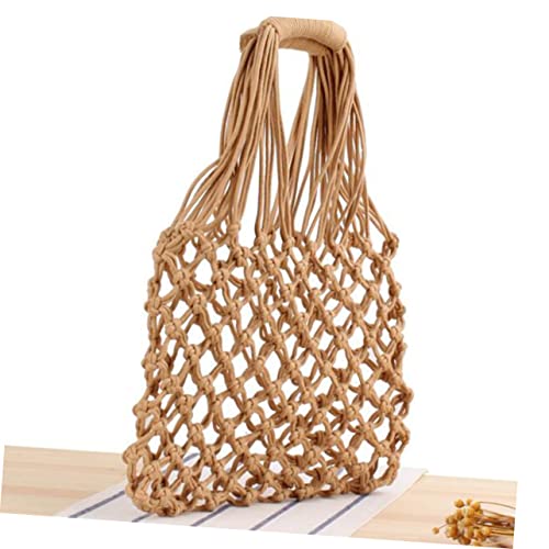 TENDYCOCO 2 Pcs Hollow Woven Handbag Straw Purses for Women Woven Purses for Women Travel Sling Bag for Women Beach Bags for Women Women s Hobos Bohemia Woven Handbag Handmade Woven Bag Girl