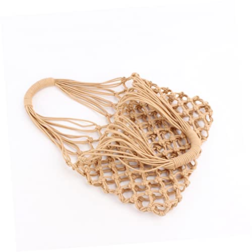 TENDYCOCO 2 Pcs Hollow Woven Handbag Straw Purses for Women Woven Purses for Women Travel Sling Bag for Women Beach Bags for Women Women s Hobos Bohemia Woven Handbag Handmade Woven Bag Girl