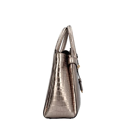 GUESS Enisa High Society Satchel Pewter One Size