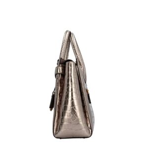 GUESS Enisa High Society Satchel Pewter One Size