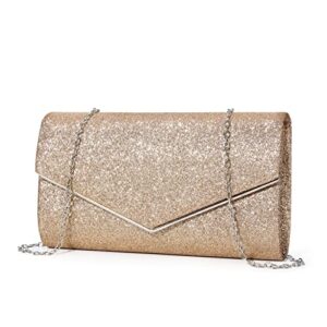 bride purse wedding purses for women bride clutch purse bridal purse silver clutch prom purses and handbags silver evening clutch bridal gold clutch gold purses for women silver handbag (champagne)