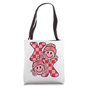 cute xoxo valentines day for coupes, girlfriend, boyfriend tote bag