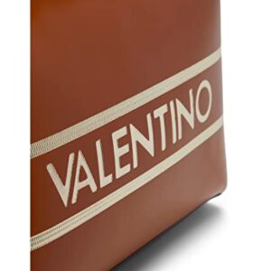 Valentino Bags by Mario Valentino Bridget Lavoro Gold Brick Red One Size