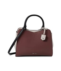 nine west elona satchel redwood multi 1 one size