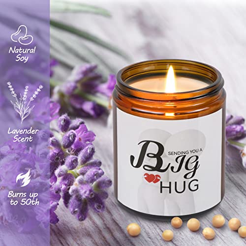 Mothers Day Gifts for Mom from Daughter,Candles Gifts for Women,Thinking of You Gifts for Women Candles for Home Scented-Hug Candle,Best Friend Birthday Gifts for Mothers Sister Men Coworker