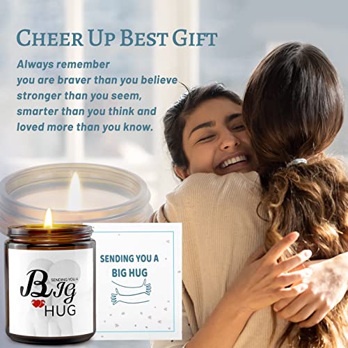 Mothers Day Gifts for Mom from Daughter,Candles Gifts for Women,Thinking of You Gifts for Women Candles for Home Scented-Hug Candle,Best Friend Birthday Gifts for Mothers Sister Men Coworker