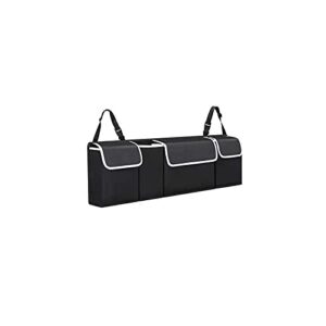 kowmsnh closet mounted storage car organizer trunk storage backseat trunk organizer car accessories portable car storage black for auto hanging seat back boxs