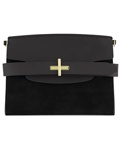 Zac Posen Brigette Belted Clutch, Black