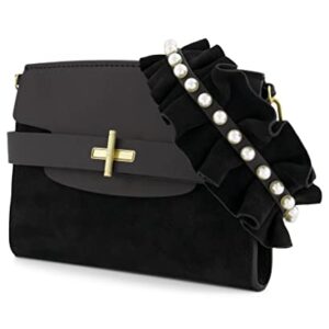 Zac Posen Brigette Belted Clutch, Black