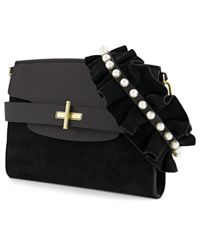 Zac Posen Brigette Belted Clutch, Black