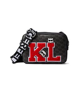 karl lagerfeld paris maybelle crossbody black logo combo one size