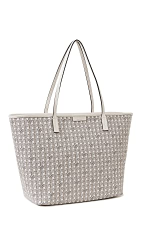 Tory Burch Women's Ever-Ready Tote, New Ivory, Off White, Print, Grey, One Size