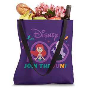 Disney 100 Anniversary The Little Mermaid Join the Fun D100 Tote Bag