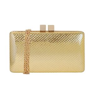 metallic material box clutch, gd4