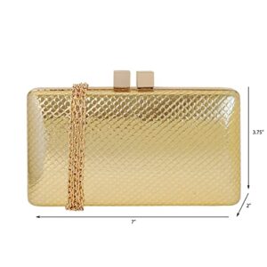 Metallic material Box Clutch, gd4