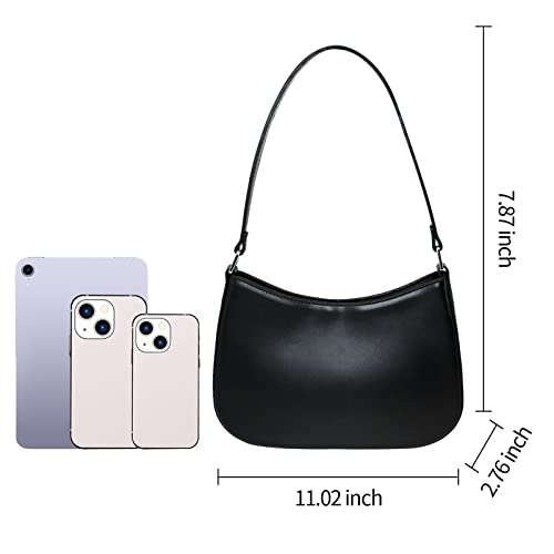 PS PETITE SIMONE Small Shoulder Bags for Women Mini Purse Hobo Handbags Leather Purses for Women