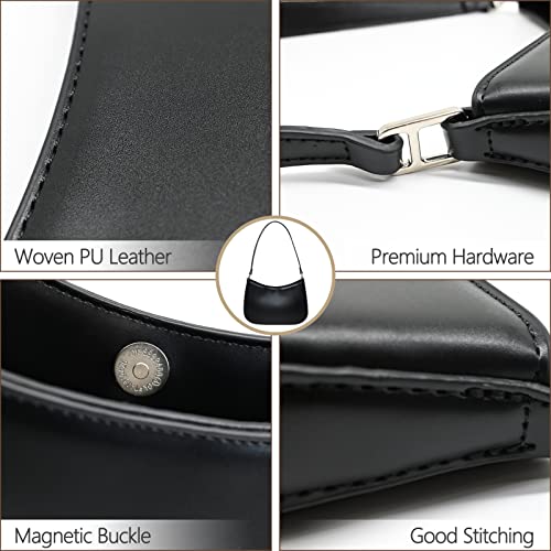 PS PETITE SIMONE Small Shoulder Bags for Women Mini Purse Hobo Handbags Leather Purses for Women