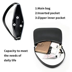 PS PETITE SIMONE Small Shoulder Bags for Women Mini Purse Hobo Handbags Leather Purses for Women