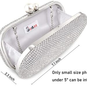 Sumnn Crystal Evening Clutch Woman Evening Bag For Party and wedding