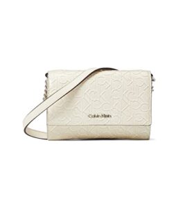 calvin klein signature crossbody cherub white one size