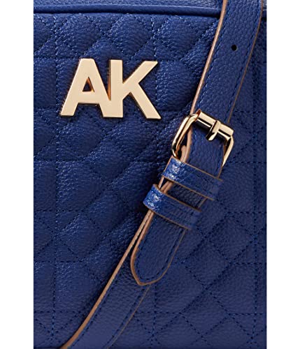 Anne Klein Quilted Camera Crossbody Cobalt One Size