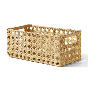 Natural Cane Weave Basket Set, 2-Piece - Easy to use