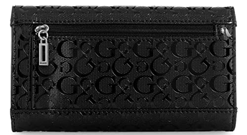 GUESS Factory Women's Ellison Slim Clutch Wallet Black