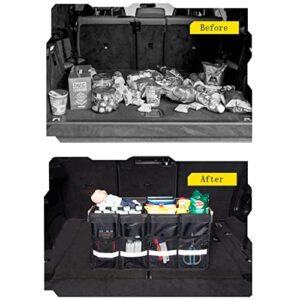 SNWUD LSZ Car Boot Storage 2 Pcs Car Boot Organiser Car Trunk Storage Organizer Car Supplies Car Boot Storage