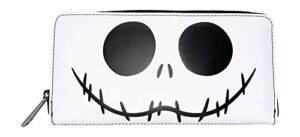 loungefly disney nightmare before christmas jack skellington cosplay zip around wallet