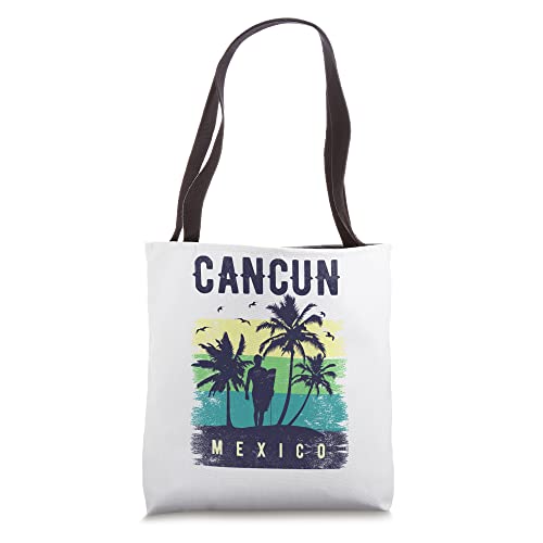 Cancun Vacation Outfits Surfing Men Mexico Souvenirs Cancun Tote Bag