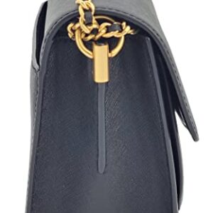 Tory Burch 145218 Robinson Black Saffiano Leather With Gold Hardware Women's Crossbody/Shoulder Bag