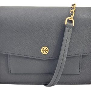 Tory Burch 145218 Robinson Black Saffiano Leather With Gold Hardware Women's Crossbody/Shoulder Bag