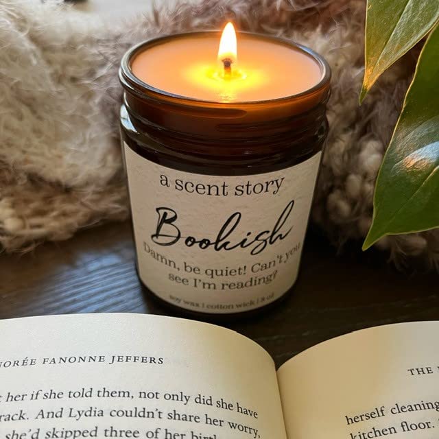 A Scent Story Candles, Damn, Be Quiet! Can't You See I'm Reading? Scented Candle, Candle Gift, Bookish Candle, Quote, Book Lovers, Gift for Mom/Wife