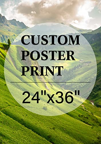 jenesaisquoi Upload Your Photo Image Custom Personalized Photo to Poster Printing Home Decor Wall Art Prints (24 X 36 inches)