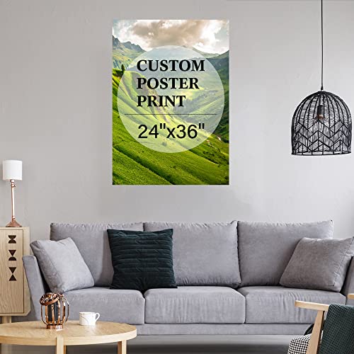 jenesaisquoi Upload Your Photo Image Custom Personalized Photo to Poster Printing Home Decor Wall Art Prints (24 X 36 inches)