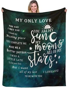 girlfriend gifts,gifts for girlfriend blanket,to my girlfriend blanket birthday gifts for her,anniversary valentine girlfriend gifts from boyfriend 60″x 50″ girlfriend graduation gift