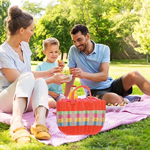 Cabilock Woven Market Basket woven shopping basket african market basket woven straw basket African Shopping Basket