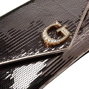 GUESS US Virtual Sequin Fold-Over Clutch