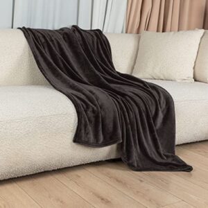 MYCRAFT Queen Size Fleece Throw Blanket for Couch 90"×90" Lightweight Super Soft Cozy Microfiber Flannel Blanket for Sofa, Bed,Chair